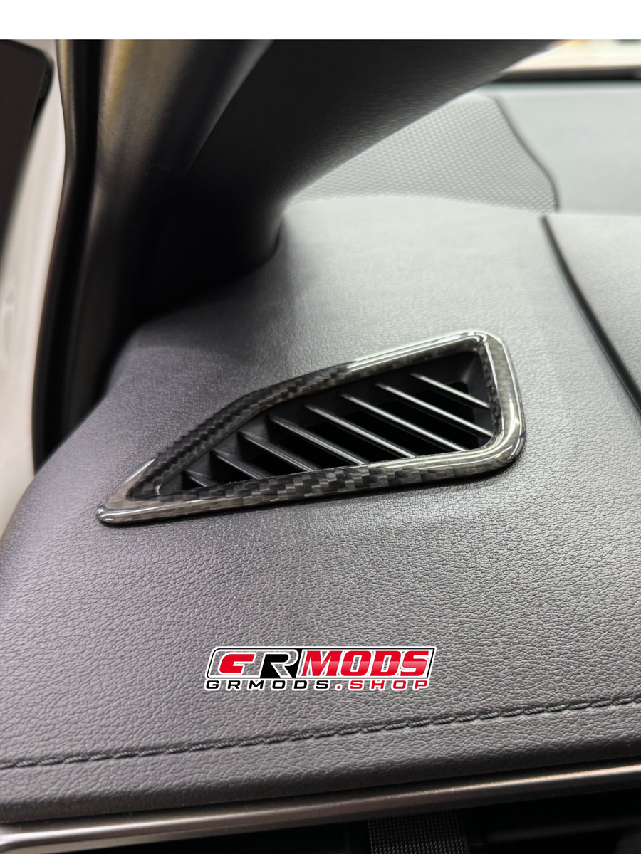 CARBON FIBER GR COROLLA DASH TOP VENT TRIMS – GRMODS.shop